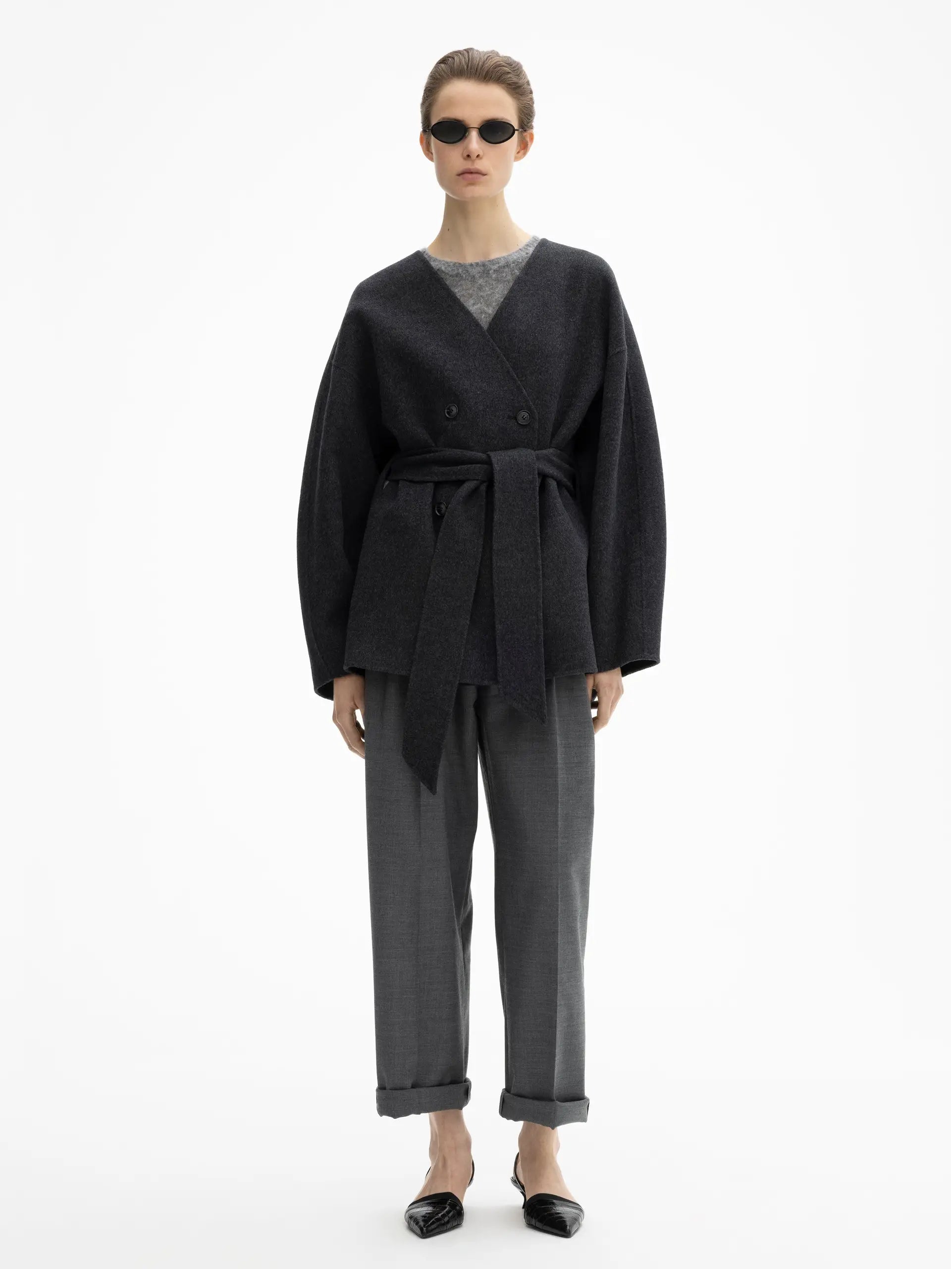 DAGMAR Doublé Jacket, Graphite Grey – M. STUDIO